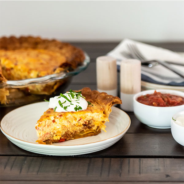 Fiesta Brunch Quiche - Fresh Cravings