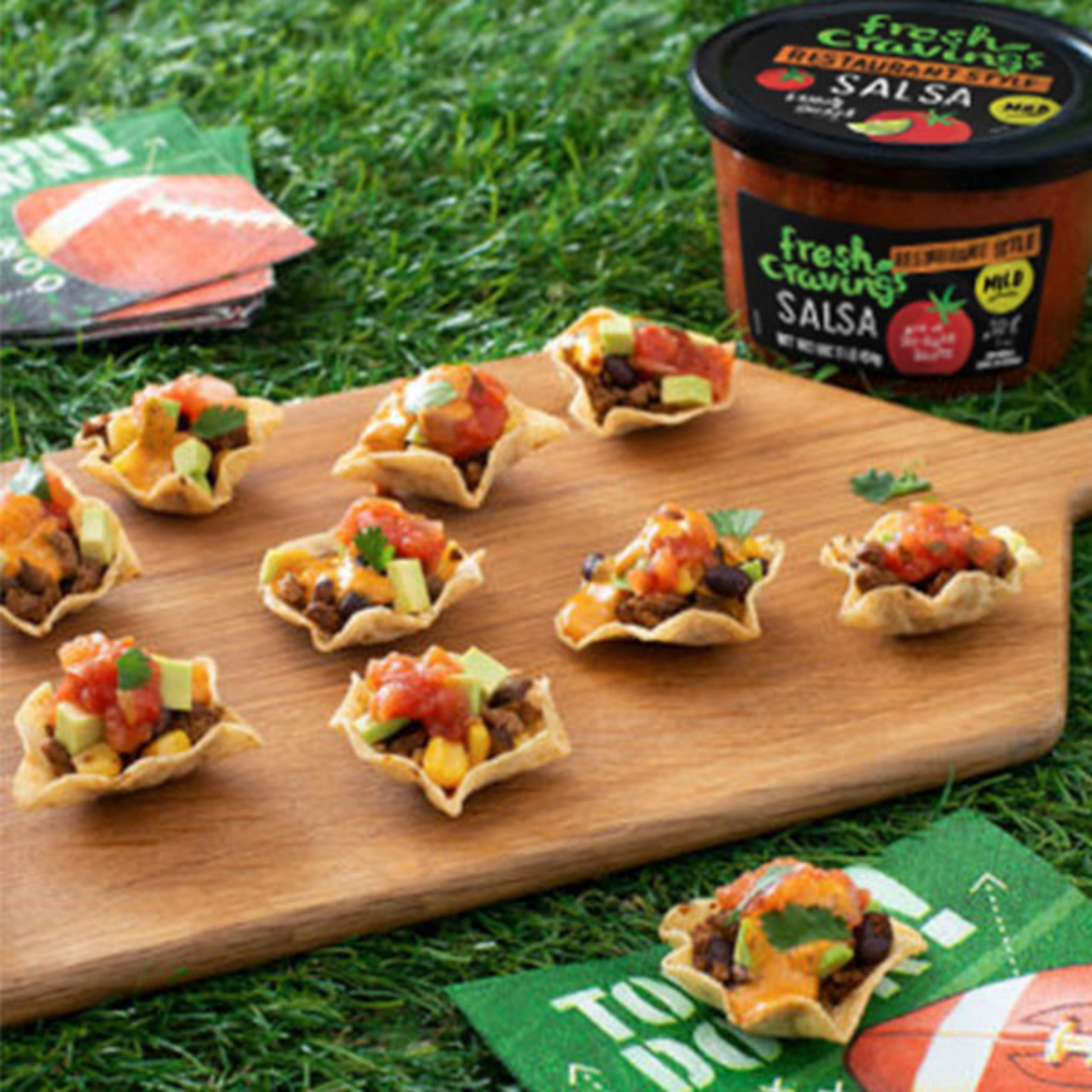 Meatless Mini Taco Bowls - Fresh Cravings