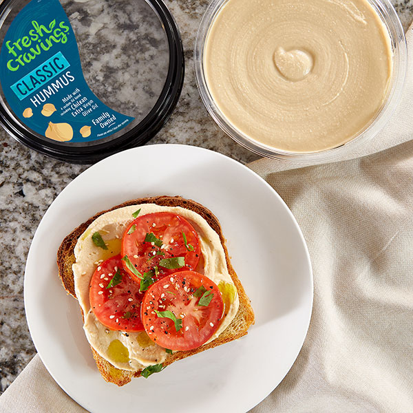 Hummus Toast - Fresh Cravings